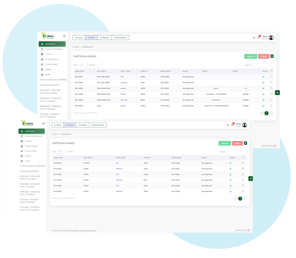 e-claim system